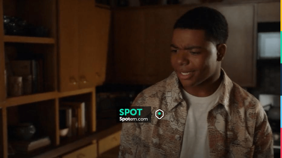 Zara Contrast Jacquard Jacket worn by Harry Grant (Marcanthonee Reis ...