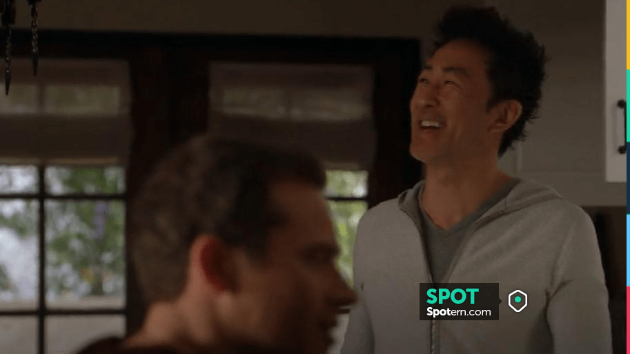 1901 French Terry Full Zip Hoodie Jacket Men's Medium Gray worn by ...