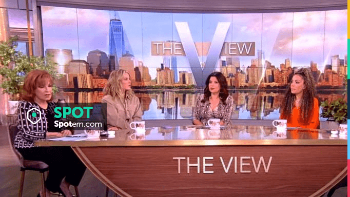 Elie Tahari The Ari Polka Dot Cardigan worn by Joy Behar as seen in The ...