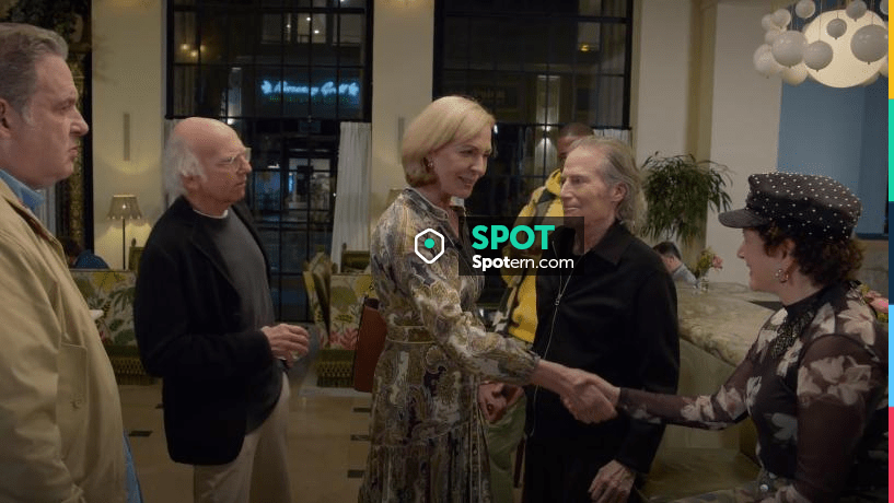 Veronica Beard Kadar Printed High-Low Dress worn by Cynthia (Allison ...