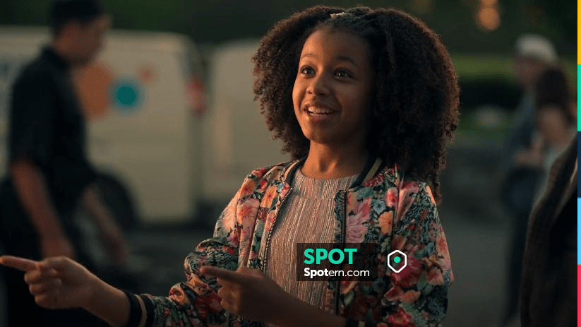 H&M Satin Bomber Jacket worn by Jamie Bennett (Liyou Abere) as seen in ...