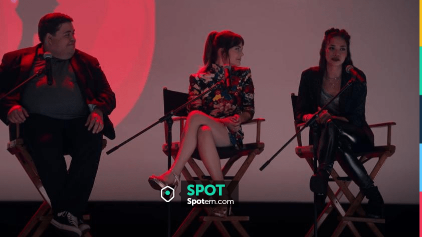 Zara Metallic Platform Heeled Sandals worn by Kinsey Locke (Emilia ...