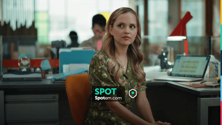 Robe Modcloth Princess Highway Heather Ditsy portée par Ainsley ...