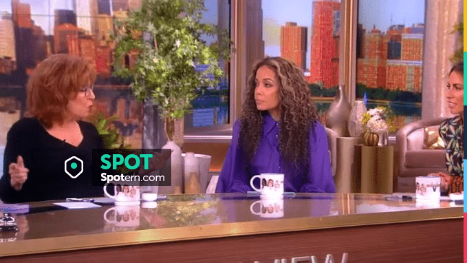 Elie Tahari Twisted Rib-Knit Sweater worn by Joy Behar as seen in The ...