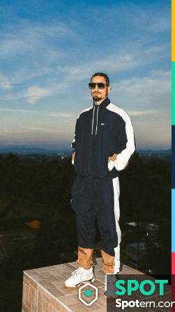 Lacoste White & Green 'L003 2K24' Sneakers worn by Maluma on the ...