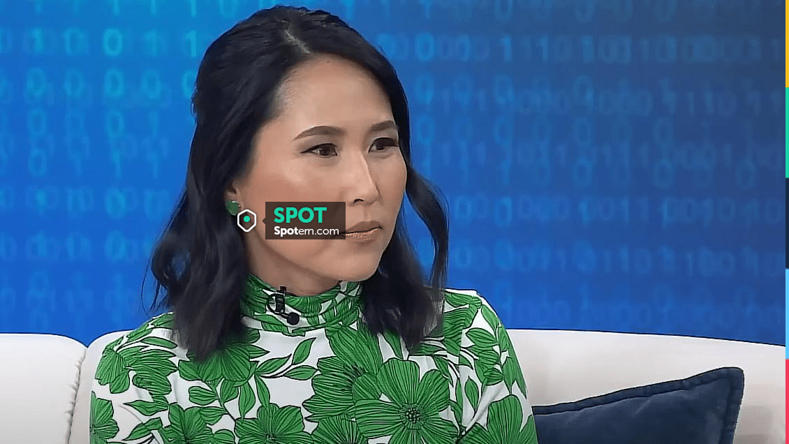 Kate Spade Small Square Stud Earrings worn by Vicky Nguyen as seen in ...