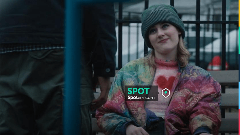 Kimchi Blue Amelia Fuzzy Short Sleeve Sweater worn by Chloe (Madeline ...