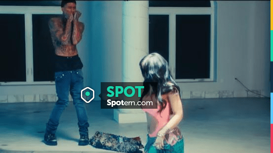 Purple Brand Black Sand Wash 'P005' Jeans worn by NLE Choppa in SLUT ME OUT 2 (Official Music ...