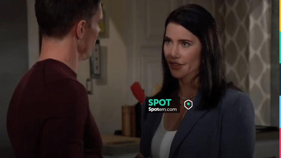 Alexis Bittar Solanales Skinny Crystal Pavé Collar Necklace worn by ...