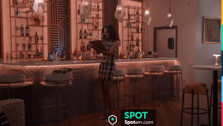 Tony Bianco Anja Heel in Gold Shine worn by Layla Keating (Greta ...