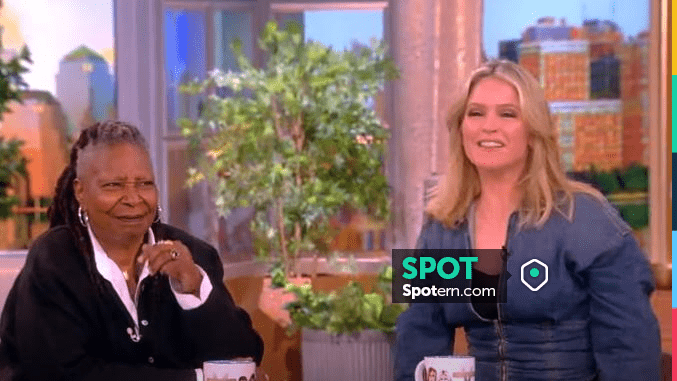 EB Denim Joni Denim Top worn by Sara Haines as seen in The View on ...