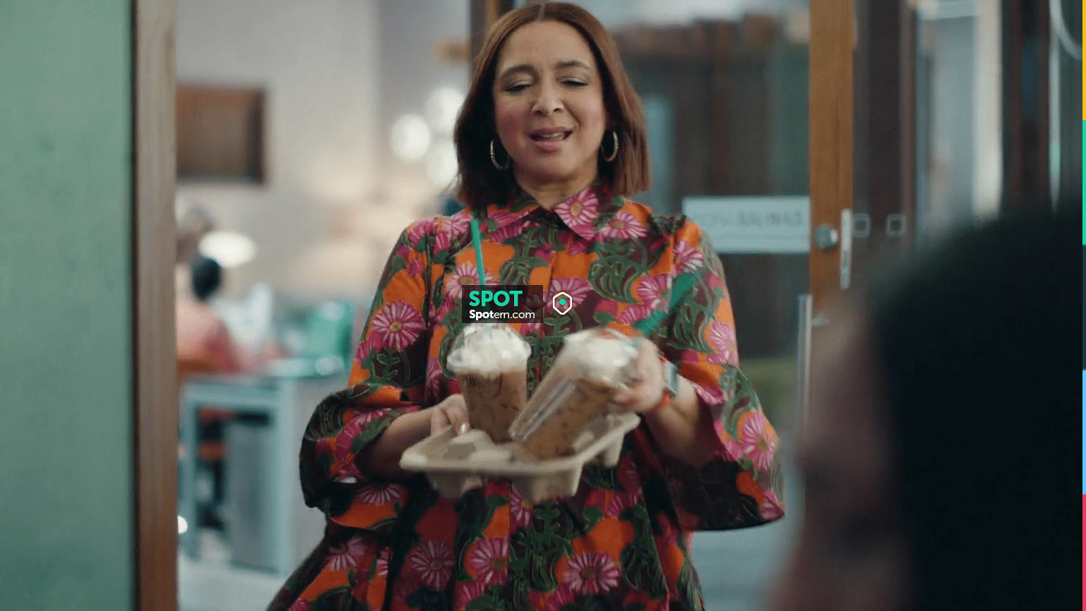 La DoubleJ Choux Dress Orange Gerber worn by Molly Novak (Maya Rudolph ...