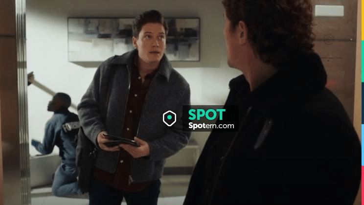 Theory Milo.Boucle Speckle para hombre usado por Jesse Mills (Justin ...