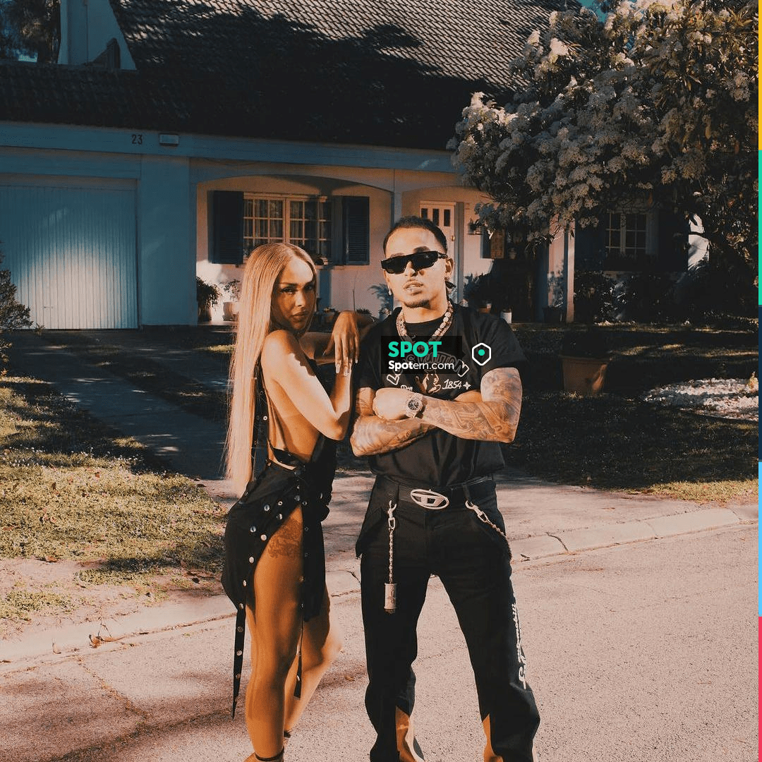 Camiseta Louis Vuitton x Tyler The Creator Black Dog usada por Ozuna en la cuenta de Instagram ...