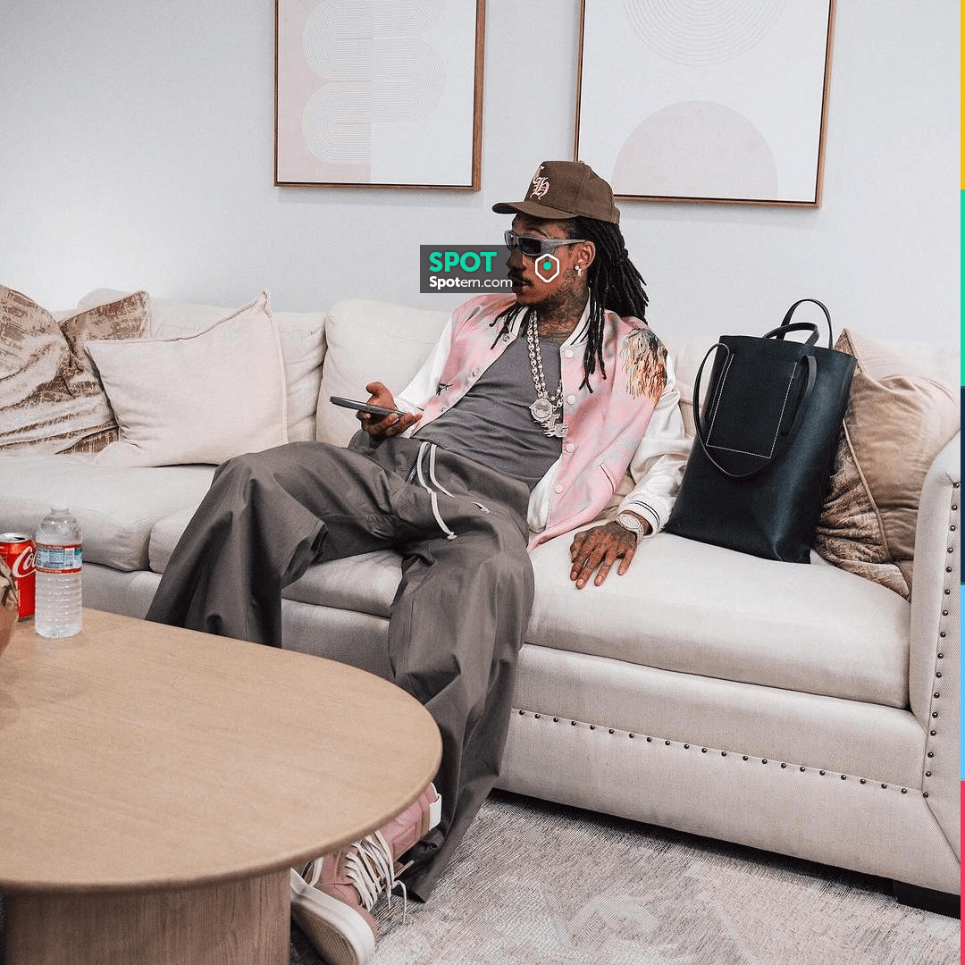 Rick Owens Dust Grey Rectangular 'Rick' Sunglasses worn by Wiz Khalifa ...