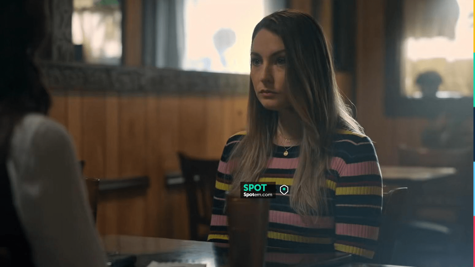 Apiece Apart Striped Ribbed Top worn by Missy Monroe (Alexis Bronkovic ...