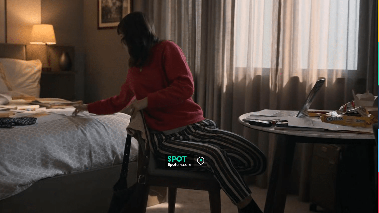 Frame Denim Le Sylvie Band Stripe Jean worn by Sadie McCarthy (Melissa Benoist) as seen in The ...