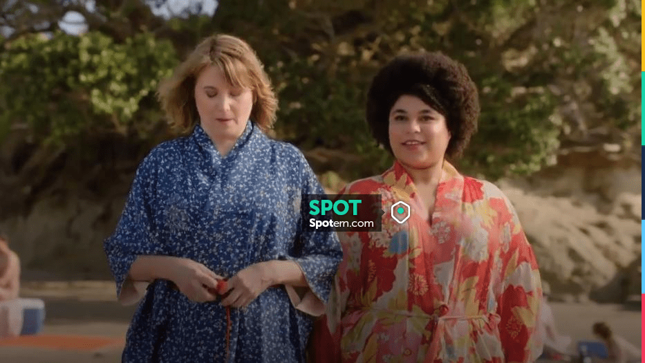 Spell Tyler Maxi Ki­mono worn by Madison Feliciano (Ebony Vagulans) as ...