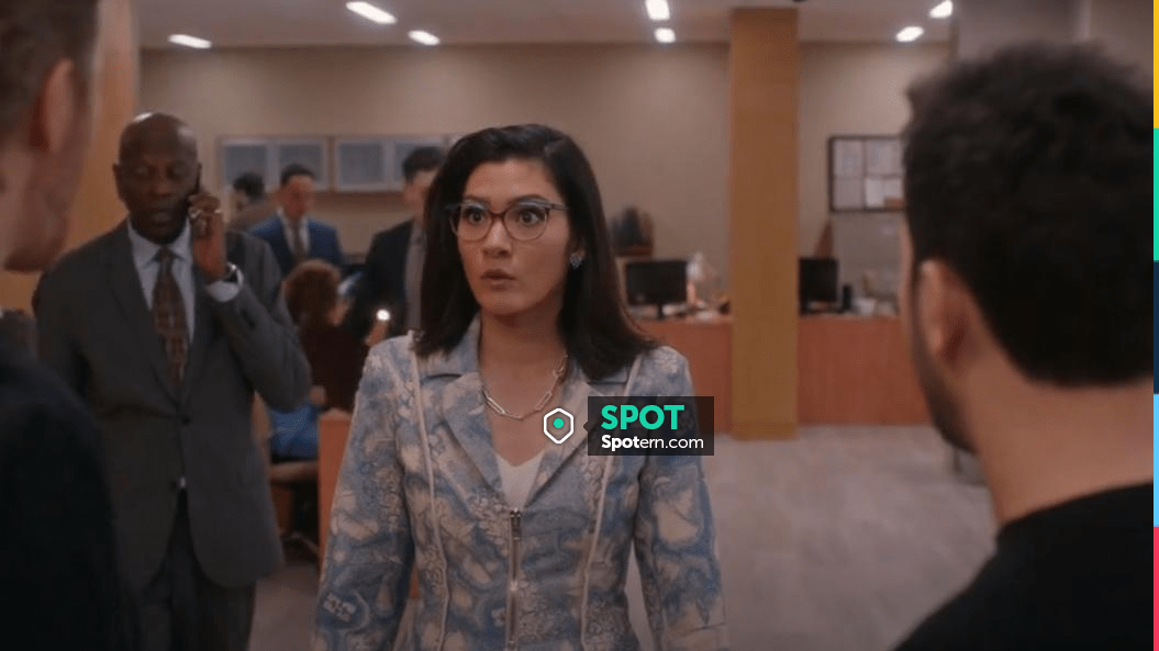 Jenny Bird Stevie Chain Necklace worn by Susan (Inga Schlingmann) as seen in So Help Me Todd ...