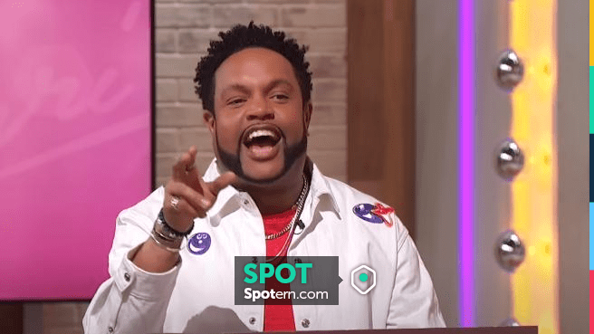 Dior Kenny Scharf Overshirt White Cotton Denim worn by Jawn Murray as ...