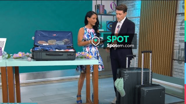 Milly Hologram Dress worn by Elizabeth Werner as seen in CBS Mornings ...