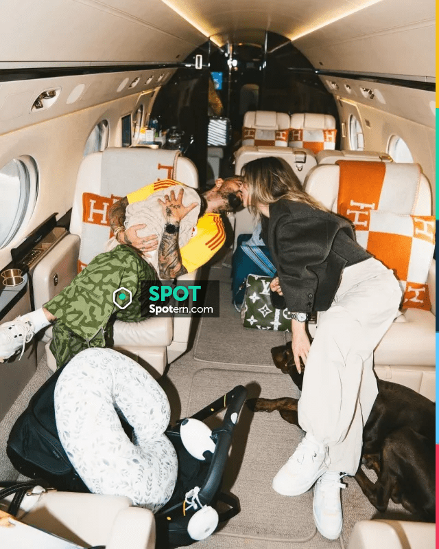 Jordan Olive Green Elephant Print Pants worn by Maluma on the Instagram ...