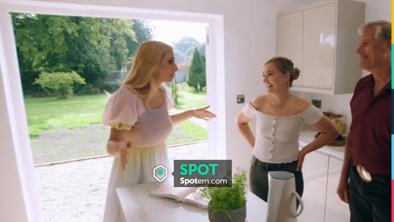 Vestido de gasa de Olivia Rubin usado por Stacey Solomon como se ve en ...