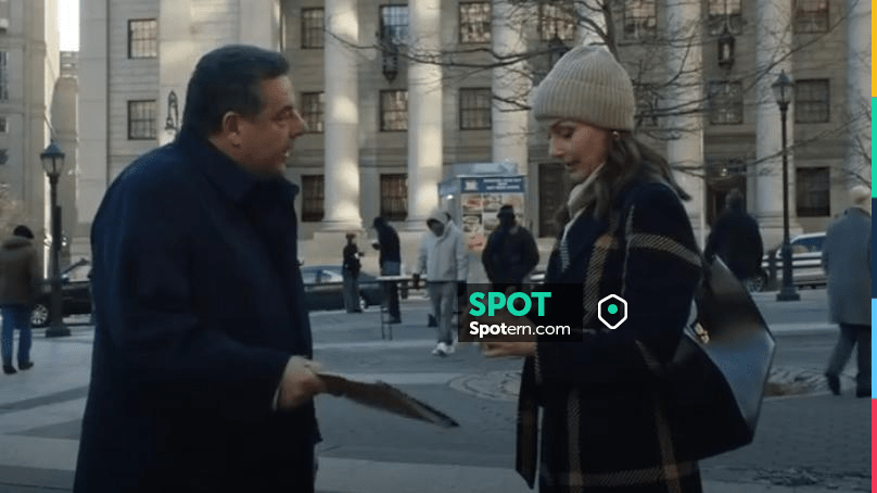 Hobbs London Flo­ri­na Plaid Coat worn by Erin Reagan (Bridget Moynahan) as seen in Blue Bloods ...