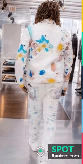 Nike Air Force 1 Low 'White' portée par Gunna sur le compte Instagram ...