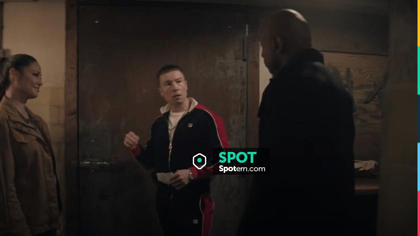 Fila Navy Ecru Red Velour Fashion Tracksuit worn by FBI ASAC Michael ...