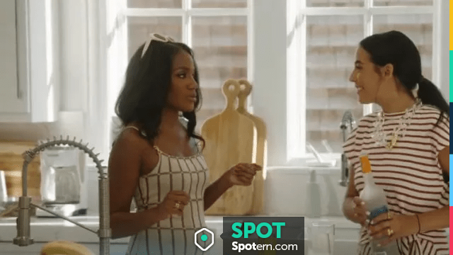 Jacquemus Mal­ha Dress worn by (Gabby Prescod) as seen in Summer House ...