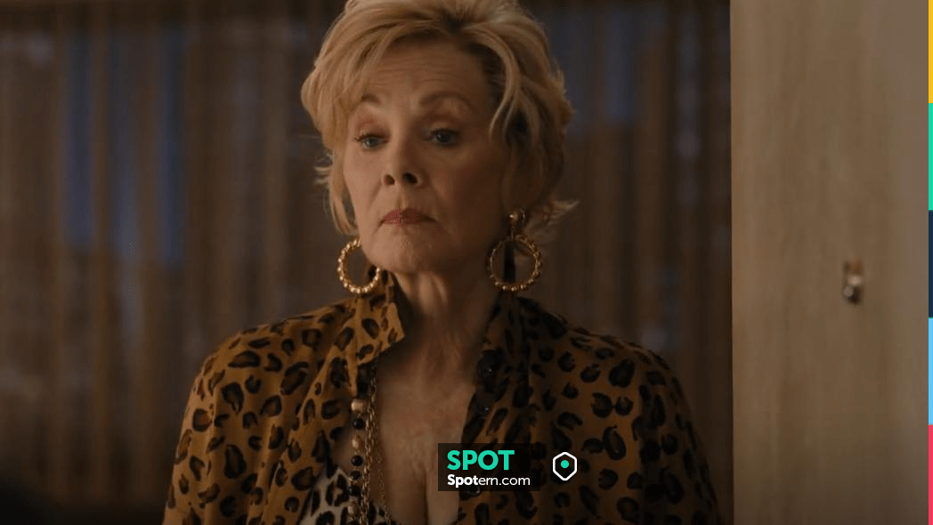 Rosetta Print­ed Blouse worn by Deborah Vance (Jean Smart) as seen in ...