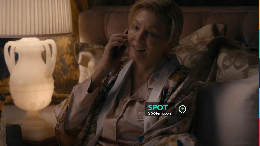 Olivia Von Halle Satin Robe worn by Deborah Vance (Jean Smart) as seen ...