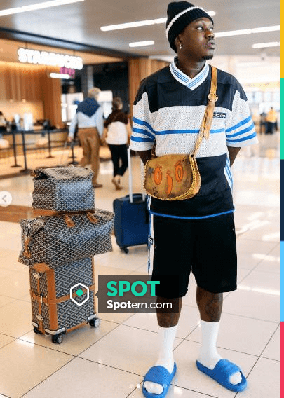 Goyard Black & Brown-Trim 'Bourget PM' Suitcase worn by Zlatan on the ...