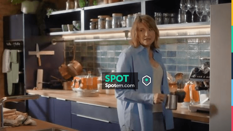 Camisa de bolsillo de Zara usada por Alexa Crowe (Lucy Lawless) como se ...