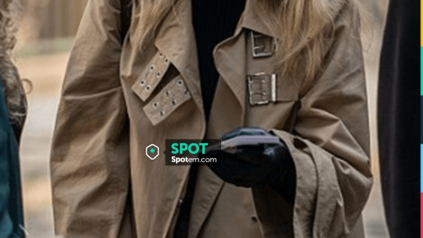 Twill Coat worn by Quinn (Elizabeth Lail) in Elsbeth (S01) | Spotern