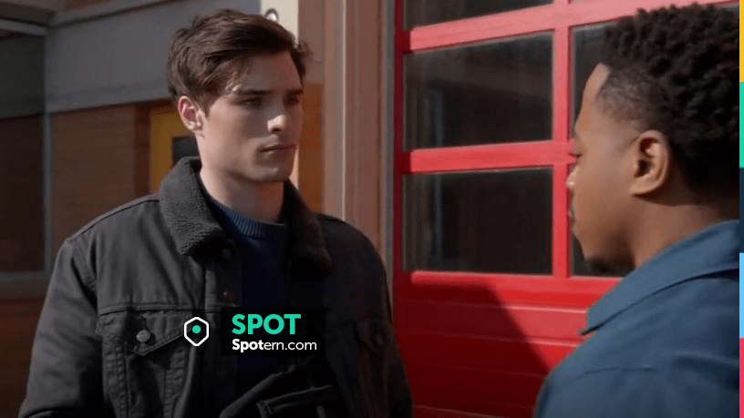 Levi Truck­er Jack­et worn by Blake Gallo (Alberto Rosende) as seen in ...