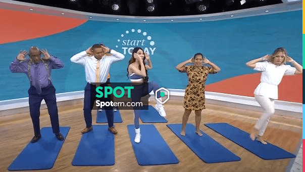 Splits59 Clare High Waist Rigor 7/8 Leggings worn by Aryan Rashed as ...