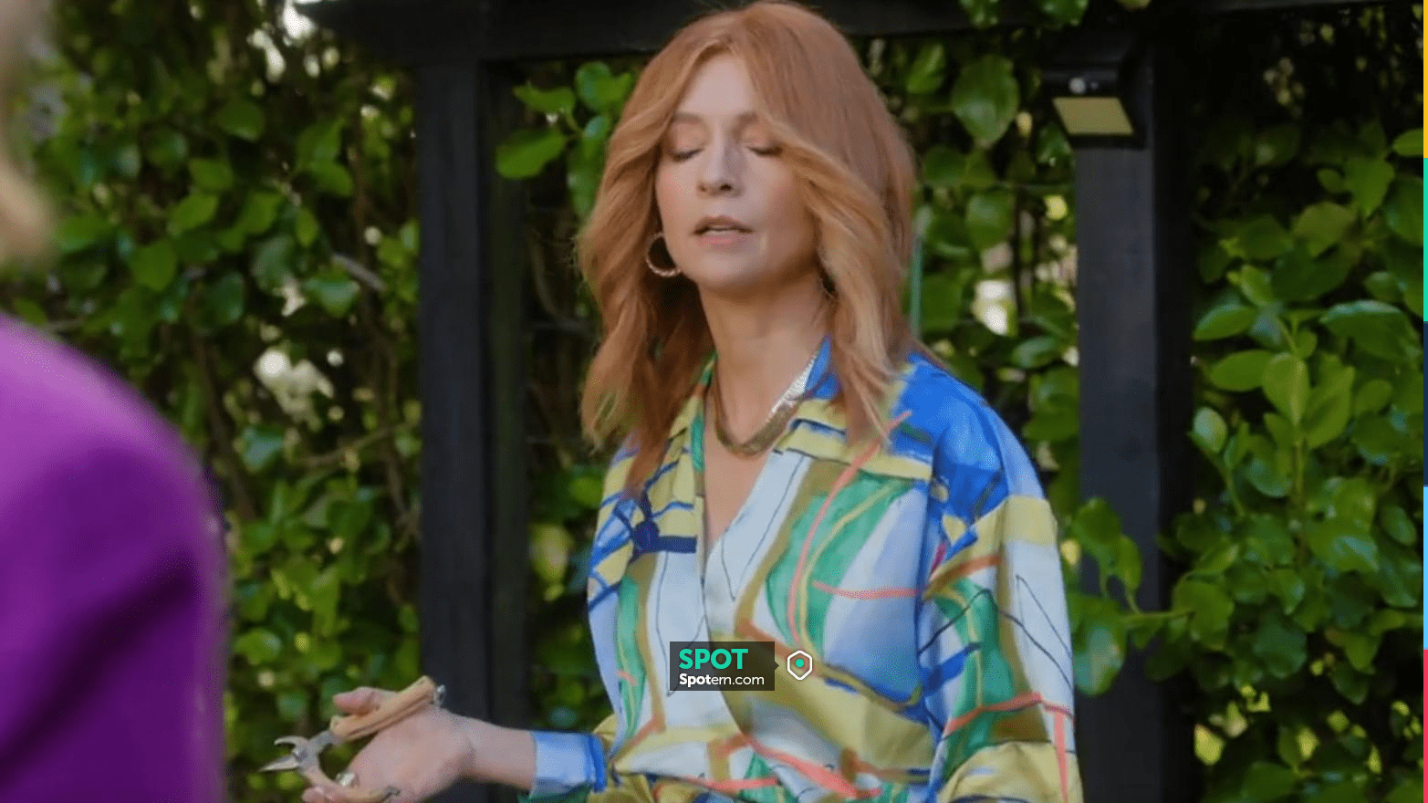 Zara Printed Shirt Dress worn by Lillian Reid (Anna Hutchison) as seen ...