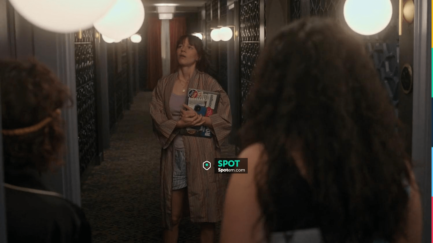 Paul Smith Striped Robe worn by Sadie McCarthy (Melissa Benoist) as ...