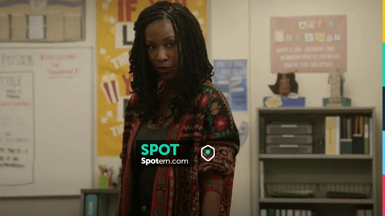 Farm Rio Mixed Tapestry Prints Cardigan worn by Grace James (Karimah ...