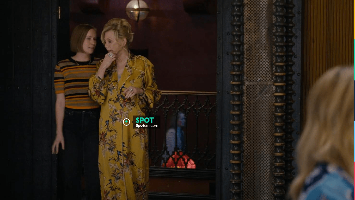 Johanna Ortiz The Flower Queen Long Sleeve Tie worn by Deborah Vance ...