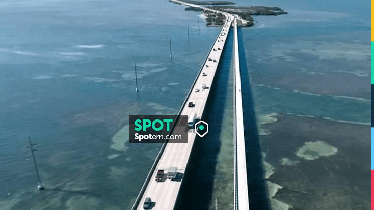 The Seven Mile Bridge in the Keys in Florida Crossed by bus by Dalton ...