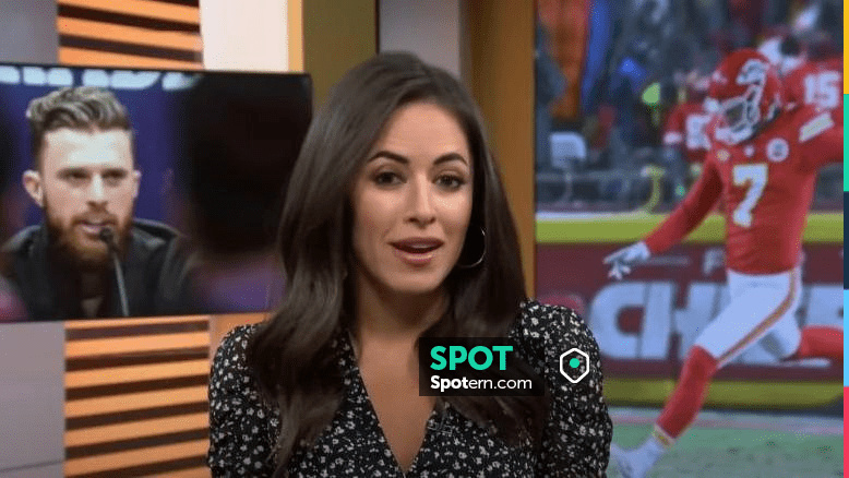 All Saints Ilia Pippa Peplum Top worn by Kaylee Hartung as seen in ...