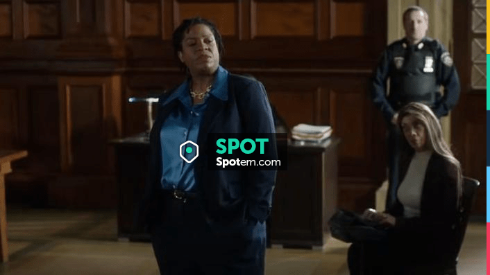 Zara Satin Shirt worn by Vanessa Carter (Michael Hyatt) as seen in Law ...