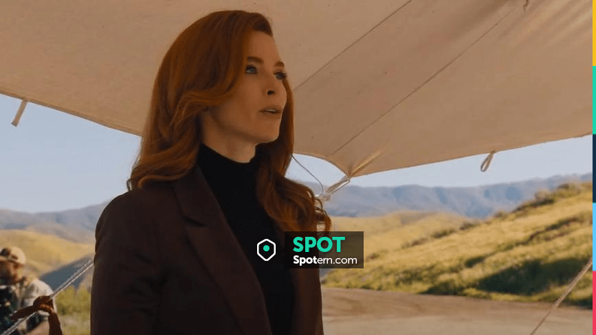 L'Agence Flora Turtleneck Sweater worn by Monica Stevens (Bridget Regan ...