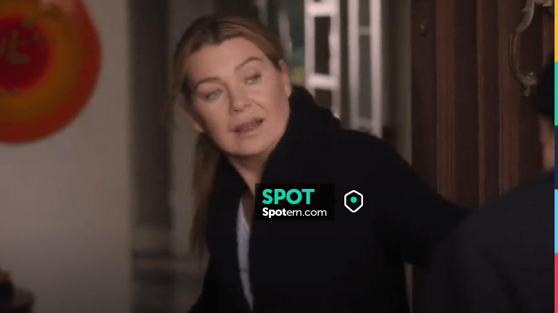 Alexander Mcqueen Pe­plum Wool Cardi­gan worn by Meredith Grey (Ellen ...