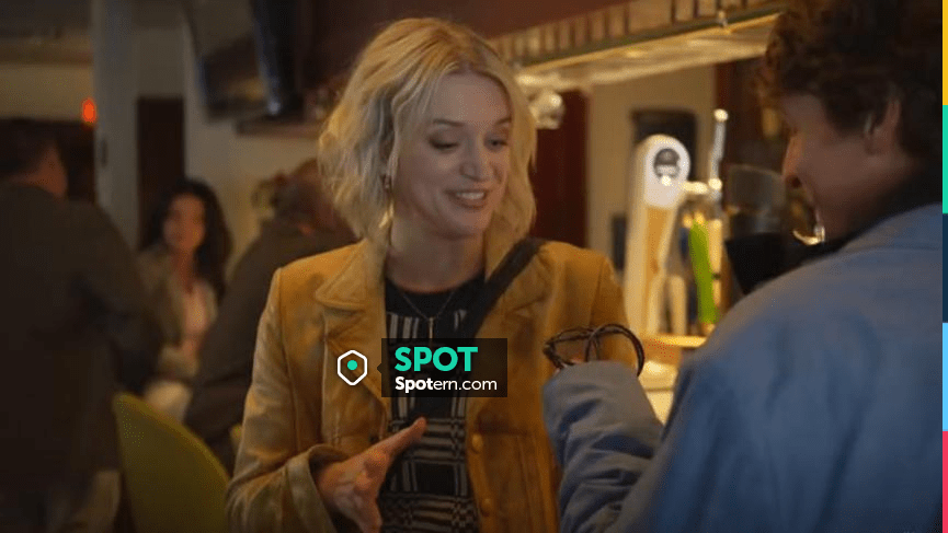 Vintage Leather Jacket worn by Chelsea Frei as seen in Animal Control ...