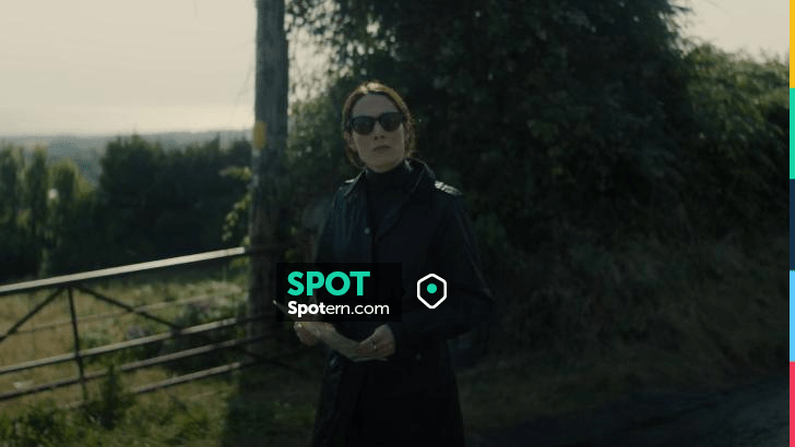 Karen Millen Storm Flap Trench Coat worn by Dove (Siobhán Cullen) as ...