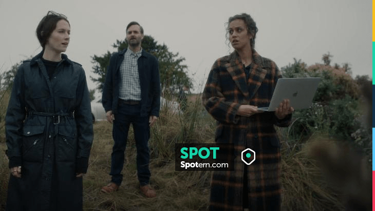 COS Tailored Checked worn by Emmy (Robyn Cara) as seen in Bodkin ...